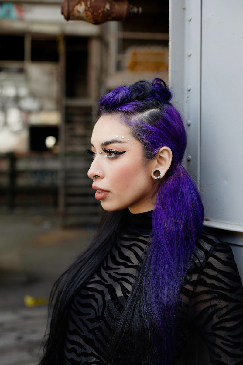 Beauty Fiend Sheer Zebra Bodysuit by Fox Slime – WEASEL WEAR