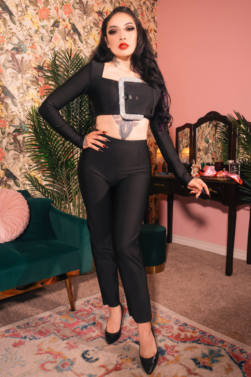 Cerberus Rhinestone Buckle Set – WEASEL WEAR