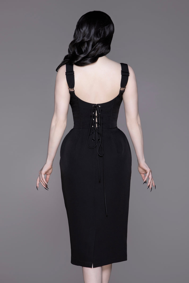 Cupid Rhinestone Pencil Dress – WEASEL WEAR